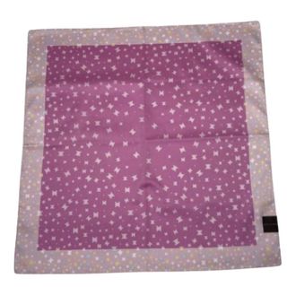 Celine Pre-owned Vintage Silk Scarf - Femme - Pre-owned - Rose - Taille: ONE Size