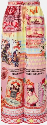 Camilla Bedruckte Hose aus Seide