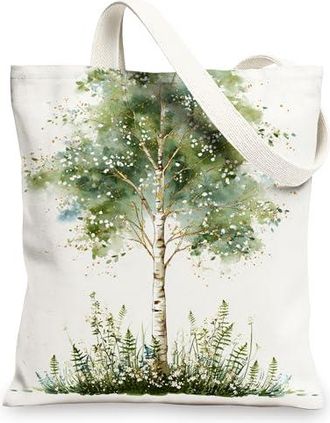 Generic Sacs fourre-tout en toile naturelle, respectueux de lenvironnement, sacs de courses réutilisables, sacs en toile légers et lavables pour salle de spor