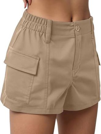 Generic Short Femme Jean Sexy &Eacute;t&eacute; Jeans Shorts Casual Baggy Pantalon Court Bermuda Mode Vintage Denim Pantalon Court pour Le Travail, L&eacute;t&eacute;, Le Quotidien