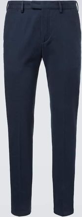 Thom Sweeney Schmale Hose aus Baumwoll-Twill