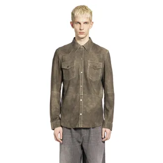 Giorgio Brato Suede Western Shirt
