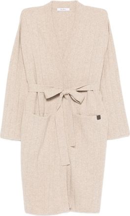 Max Mara Ribbed Belted Cardigan