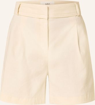 BA&SH Ba&Sh Shorts Cilo Mit Leinen gelb