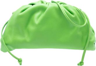 Bottega Veneta Hobo Bags - Lambskin The Mini Pouch Crossbody - Gr. unisize - in Grün - für Damen