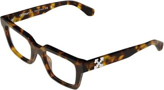 Off-white unisex, Accessoires, Brun, Taille: 50 MM Style 21 Optical Frame