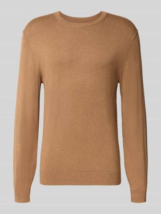 Mc Neal Strickpullover mit geripptem Rundhalsausschnitt