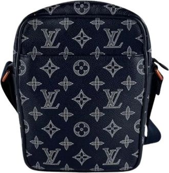 Louis Vuitton Sac bandouli&egrave;re vintage Pre-owned en toile - Homme - Pre-owned - Bleu - Taille: ONE Size