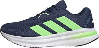 adidas Adidas Homme Galaxy 7 Running Shoes, Tech Indigo/Lime Burst/Dark Blue, 49 1/3 EU