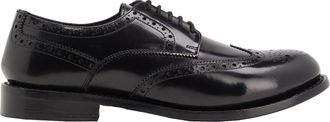 8 by YOOX POLISHED LEATHER LACE-UP