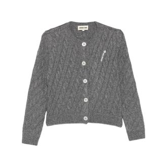 Shushu/Tong Zopfstrick-Cardigan - - Knitwear - Damen - Grau - XS