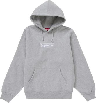 SUPREME unisex, Sweatshirts et sweats &agrave; capuche, Gris, Taille: XL Box Logo Hooded SweaT-shirt