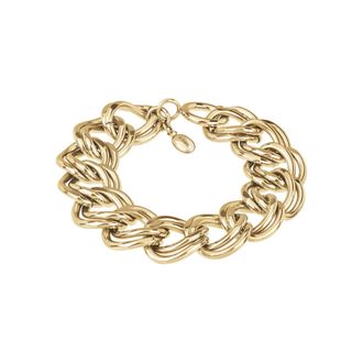 Breil Damenarmband Hyper Collection TJ3041 - Damenschmuck - Stahlarmband f&uuml;r Damen, mit Hochglanzoberfl&auml;che, Gold - Verstellbare L&auml;nge bis 21 cm