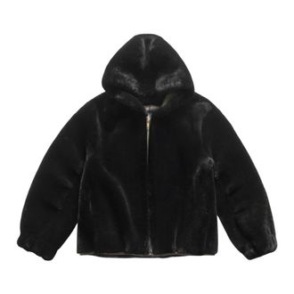 Just things we like Kokoro Shearling Jacke - - Jackets - Damen - Schwarzk - S