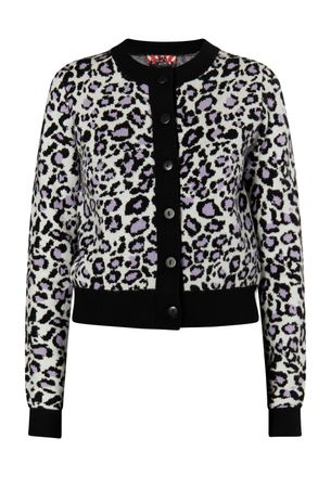 Mymo Strickjacke Damen weiss