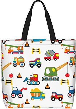 Generic Sac Fourre-Tout Voiture Color&eacute;e Sac &Agrave; Dos Avec Poign&eacute;es R&eacute;utilisable Sacs En Toile &Eacute;paule, Pour Shopping, Burea, Voyage, Filles