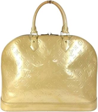 Louis Vuitton Sac fourre-tout Vintage Monogram Vernis Pre-owned - Femme - Pre-owned - Beige - Taille: ONE Size