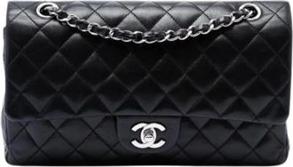 Chanel Sac port&eacute; &eacute;paule Pre-owned Double Flap - Femme - Pre-owned - Noir - Taille: ONE Size