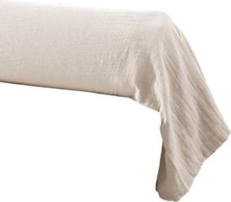Altobuy OUREA - Taie de Traversin 43x185cm Gaze de Coton Pampa