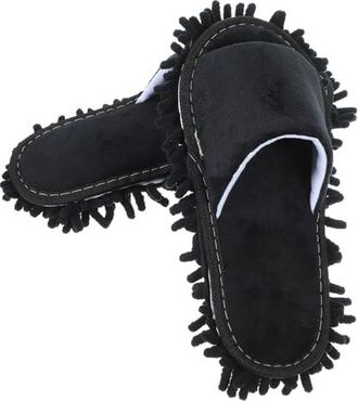 Frcolor Chaussures de M&eacute;nage Lavables pour Femmes Pantoufles de Nettoyage pour Sols Pantoufles Int&eacute;rieures avec Semelle Poils