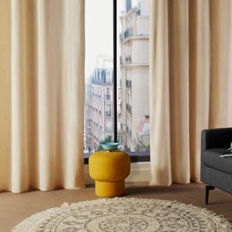 Atmosphera JJA Atmosphera - Rideau à Oeillets Lilou - Ivoire 140x260 cm