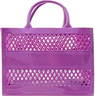 Generic Sac de plage tendance en PVC de grande capacité pour bouteille de champagne, violet, Taille unique