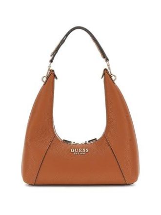 Guess Sac &agrave; bandouli&egrave;re Calista avec fermeture &eacute;clair pour femme, caramel, taille unique