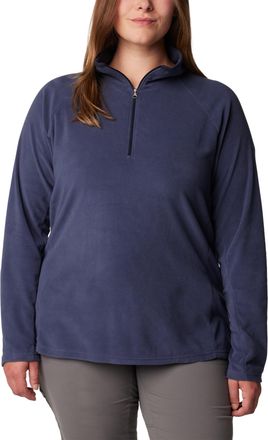 Columbia Damen Glacial IV mit halbhohem Rei&szlig;verschluss, &Uuml;bergr&ouml;&szlig;e, Nocturnal, Gr&ouml;&szlig;e 2XL
