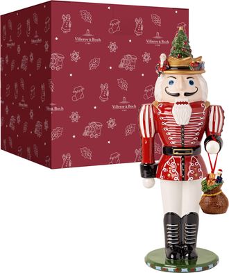 Villeroy & Boch Christmas Toys, Memories Nussknacker, 14 x 12 x 36,5cm, Porzellan, Mehrfarbig, 14-8602-6550