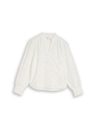 Tom Tailor Langarmbluse Blusen & Shirts Loose Fit Bluse mit Stickerei