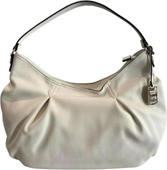 Twinset Femme, Sacs, Blanc, Taille: ONE Size Sac Hobo en Cuir