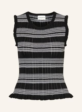 Claudie Pierlot Claudie Pierlot Stricktop Mit R&uuml;schen schwarz