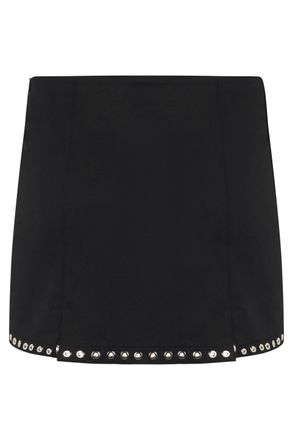 Ludovic de Saint Sernin Womens Skirt Lisette Twill Black Cotton