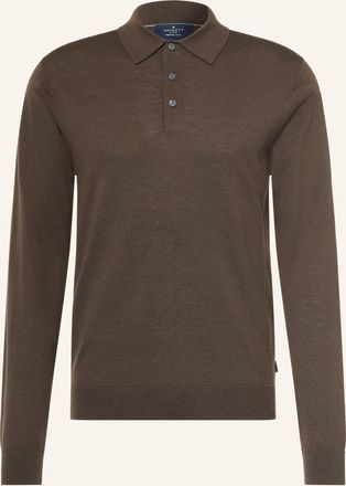 Hackett Strick-Poloshirt gruen
