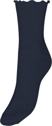Vero Moda Femme Vmmagic Chaussettes À Paillettes Noos, Navy Blazer/Detail:Matching Lurex, Taille Unique EU