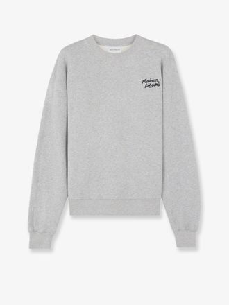 Maison Kitsun&eacute; Cotton sweatshirt with lettering logo - MAISON KITSUNE - gender_Woman