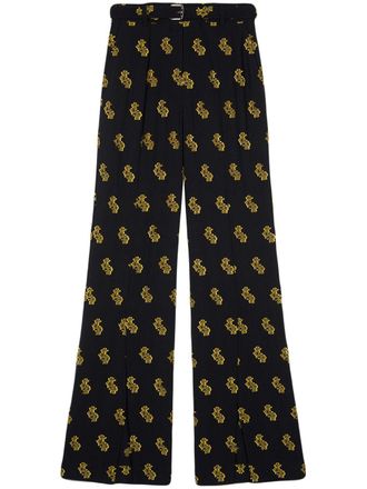 Ports 1961 pantalon en fil coupé - Noir