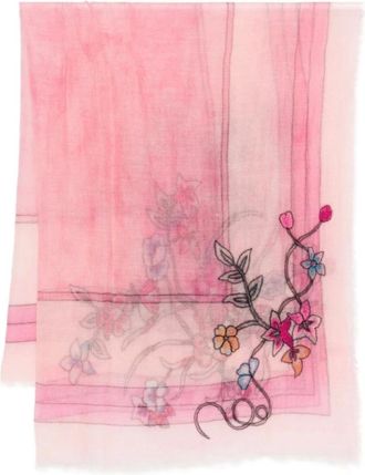 Faliero Sarti Femme, Accessoires, Multicolore, Taille: ONE Size Chanty Embroidered Scarf