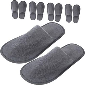 Valiclud 10 Paires Pantoufles Jetables Pour Maison Pantoufles Invité Pour Hôtel De Chambre