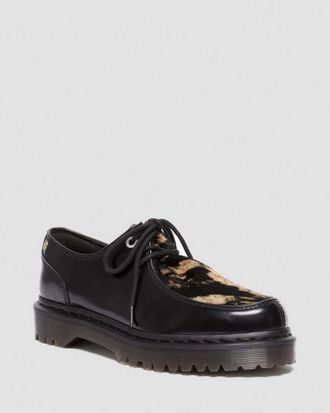 Dr. Martens Zeffir 3-&Ouml;sen Hair-On Leder Bex Schuhe in Muster, Gr&ouml;&szlig;e: 39