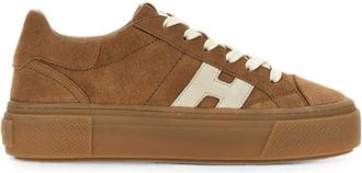 Hogan Femme, Chaussures, Beige, Taille: 37 1/2 EU H705 Crosswind Baskets