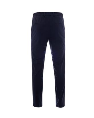 HUGO BOSS Mens Trousers Slim Drawstring Dark Blue Polyamide