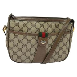 Gucci Pre-owned Cuir sacs-gucci - Femme - Pre-owned - Beige - Taille: ONE Size