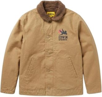 Edwin Veste Deck - Homme - Vestes - Brun - Taille: M