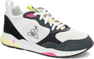 Le Coq Sportif LCS R500 W Pop Chaussures de Tennis pour Femme, Blanc (Optical White Rapture Rose), 39 EU