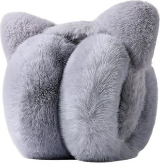 Generico Cache-oreilles dhiver en peluche douce pliable anti-vent qui offre confort et protection contre le froid | Pour cyclisme, navette, ski, sports dhiver,