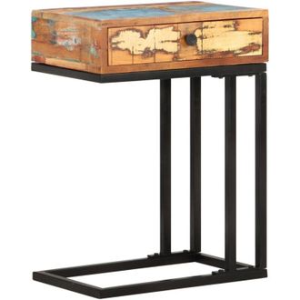 vidaXL Vidaxl - Beistelltisch U-Form 45x30x61 cm Recyceltes Massivholz