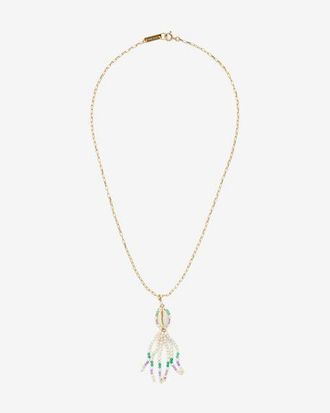 Isabel Marant Collier Malebo - Femme - &Eacute;cru-vert - Isabel Marant