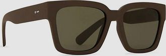 Dot Dash Huggy Brown Satin Sonnenbrille vint grn