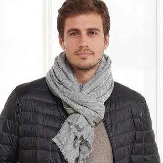 Bexley Echarpes Laine et Cashmere - Echarpes homme gris chin&eacute;